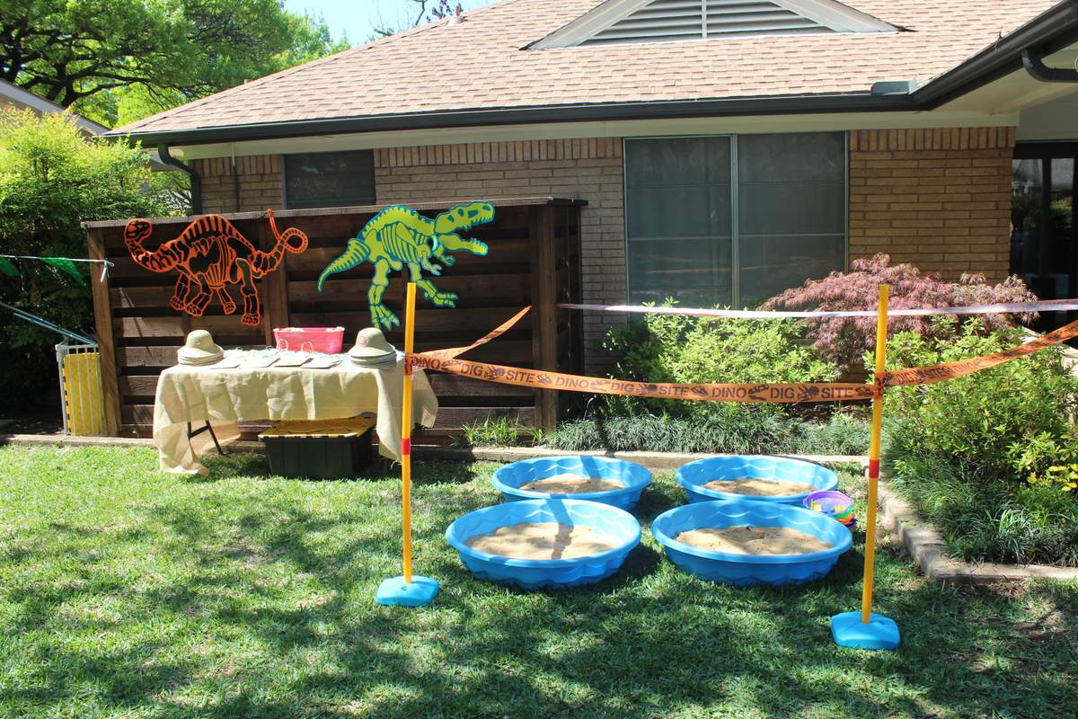 Dinosaur Dig Birthday Party Ideas | Photo 10 of 15 | Catch My Party