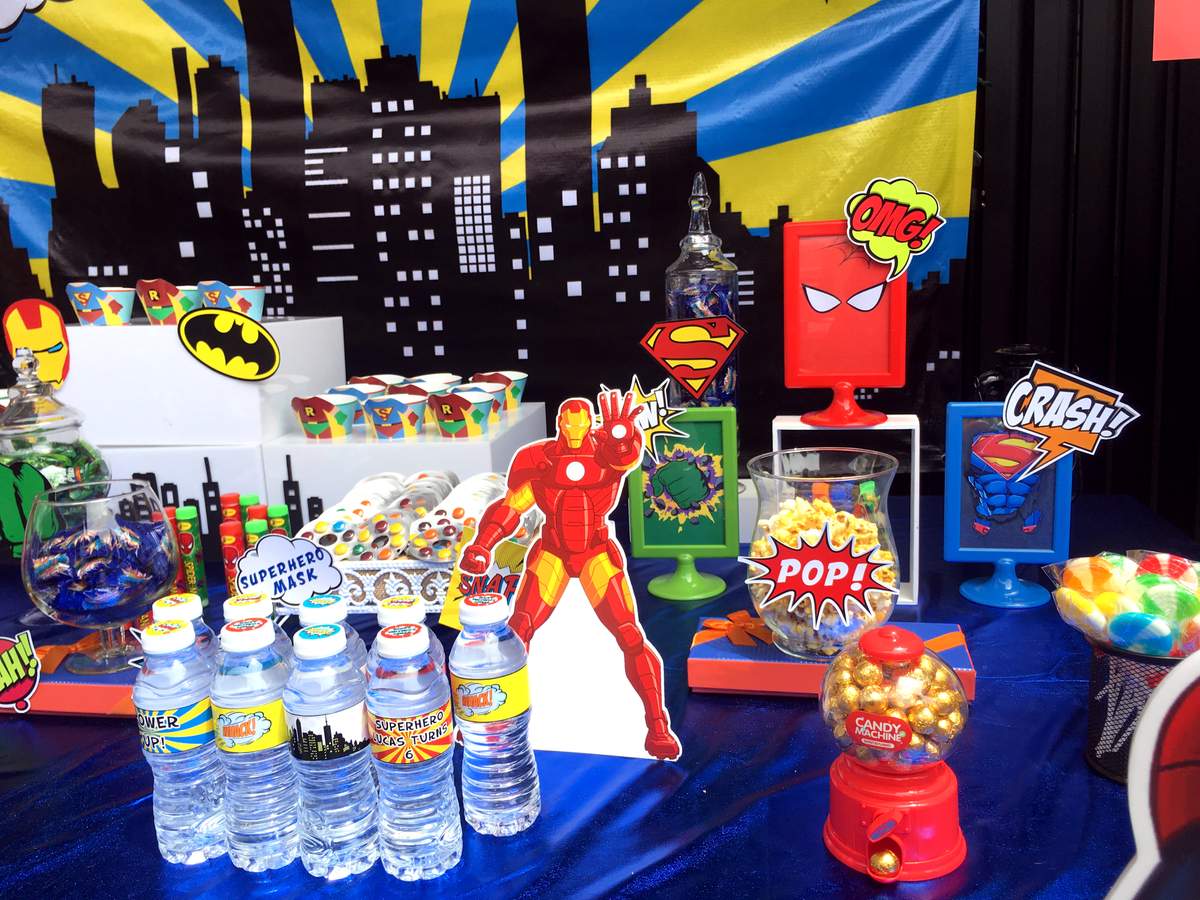 superhero buffet ideas