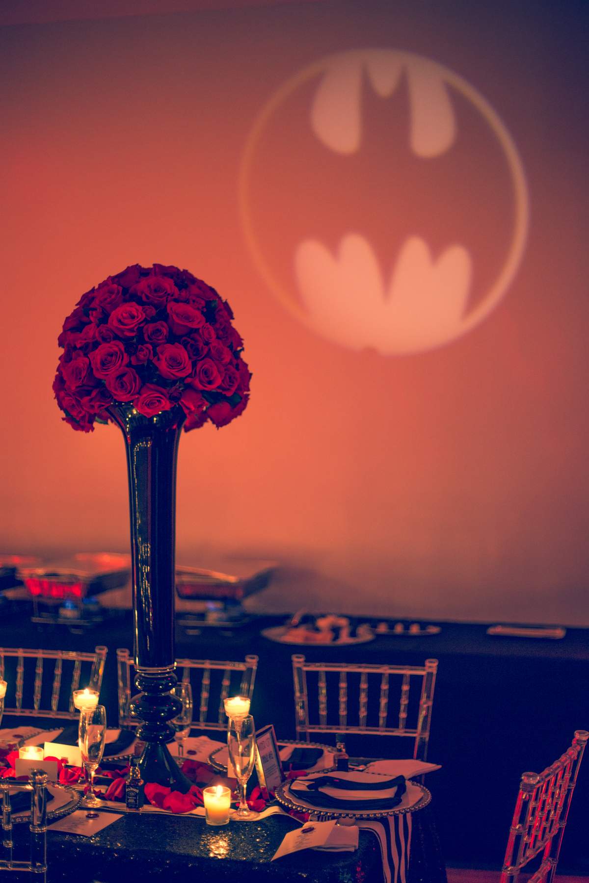 "Kiss from a Rose" & Bruce Wayne/Batman Inspired Birthday Dinner Party ...