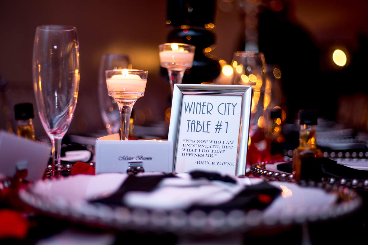 "Kiss from a Rose" & Bruce Wayne/Batman Inspired Birthday Dinner Party ...