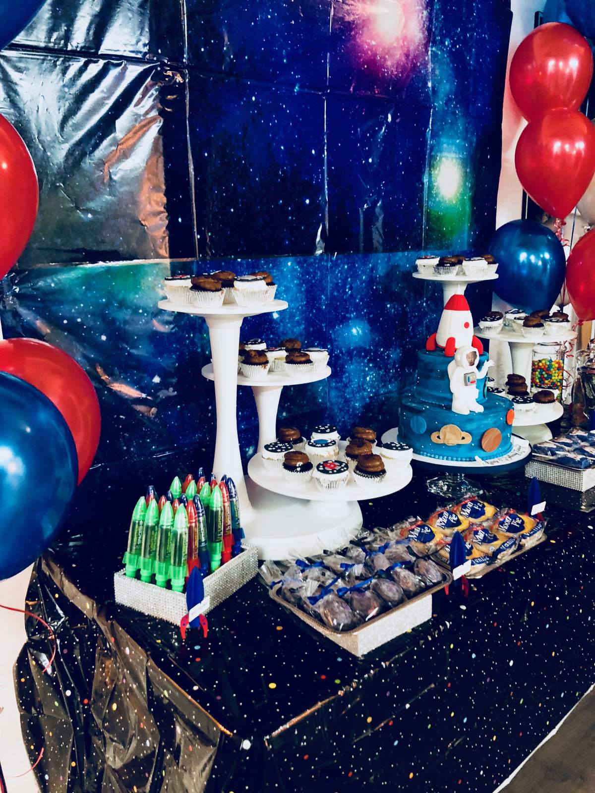 Space Exploration Birthday Party Ideas | Photo 21 of 26 | Catch My Party