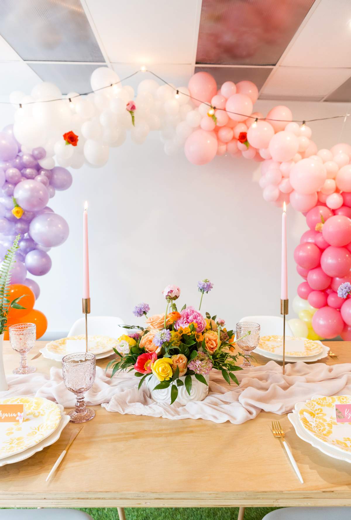 Elegant, chic, colourful, girl power! Birthday Party Ideas | Photo 25 ...