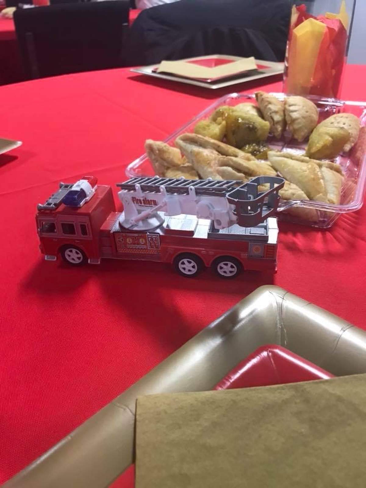 Firefighter Baby Shower Party Ideas | Photo 6 of 7 | Catch My Party