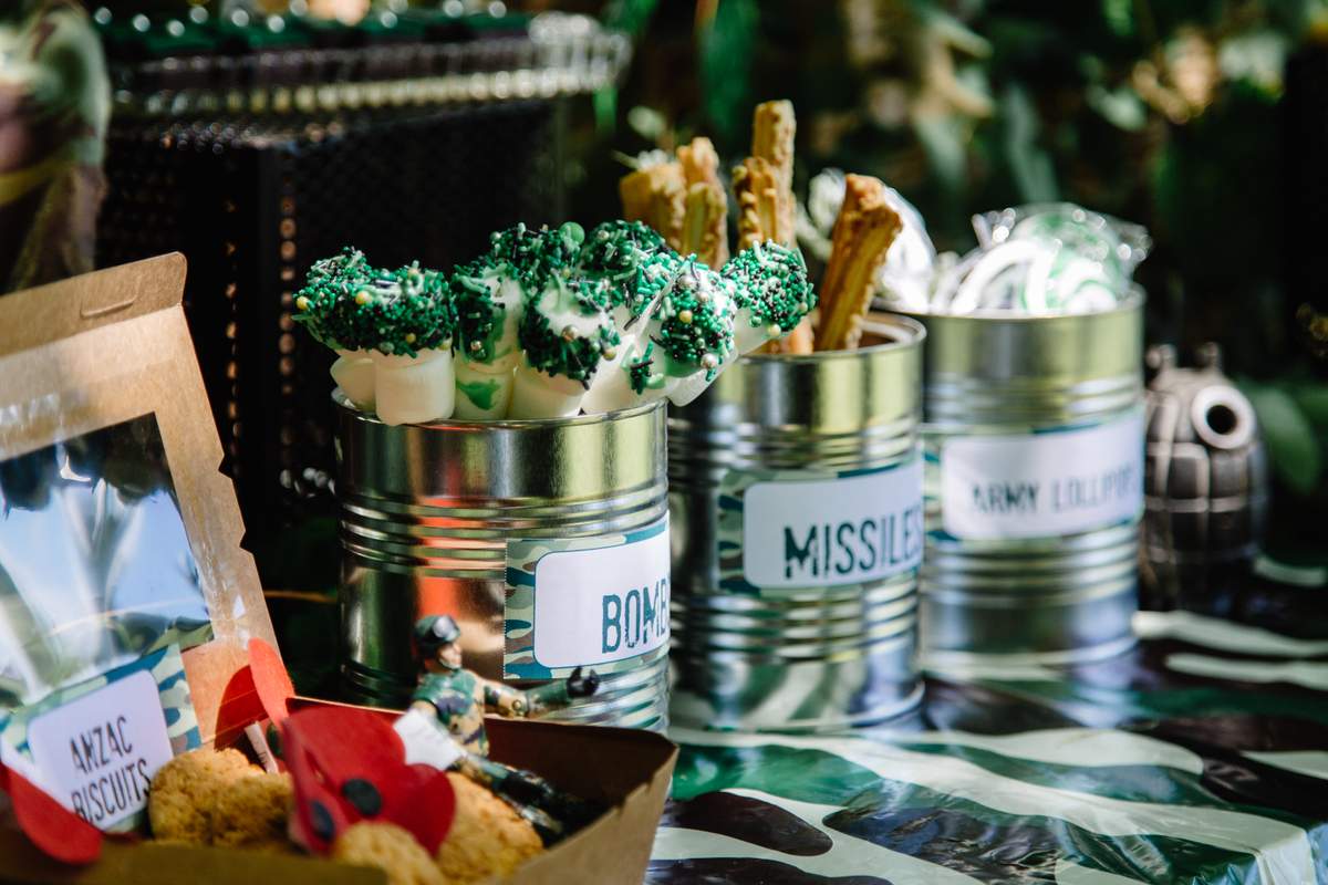 Army Party Birthday Party Ideas | Photo 3 of 41 | Catch My Party