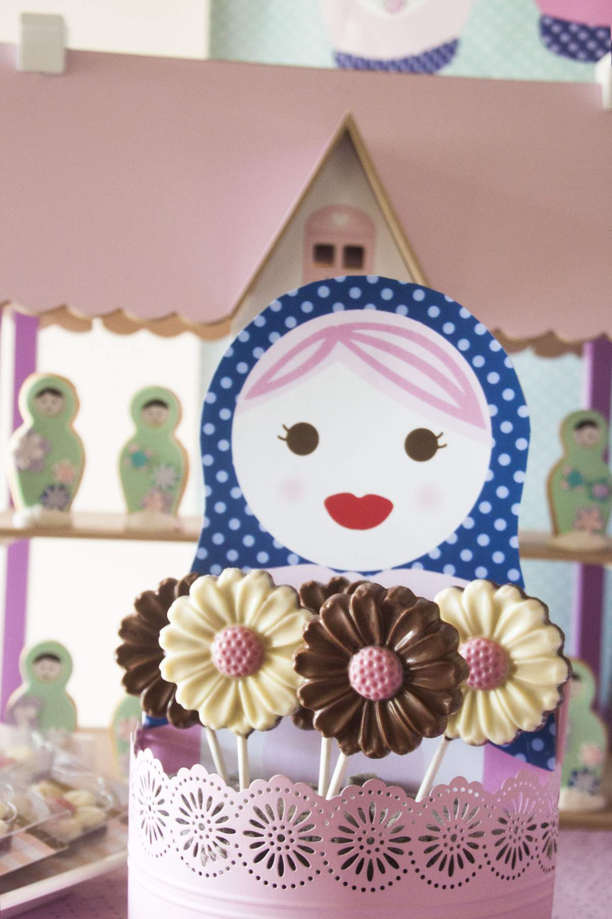 Matryoshka Babushka Nesting Dolls Birthday Party Ideas | Photo 4 of 17 ...