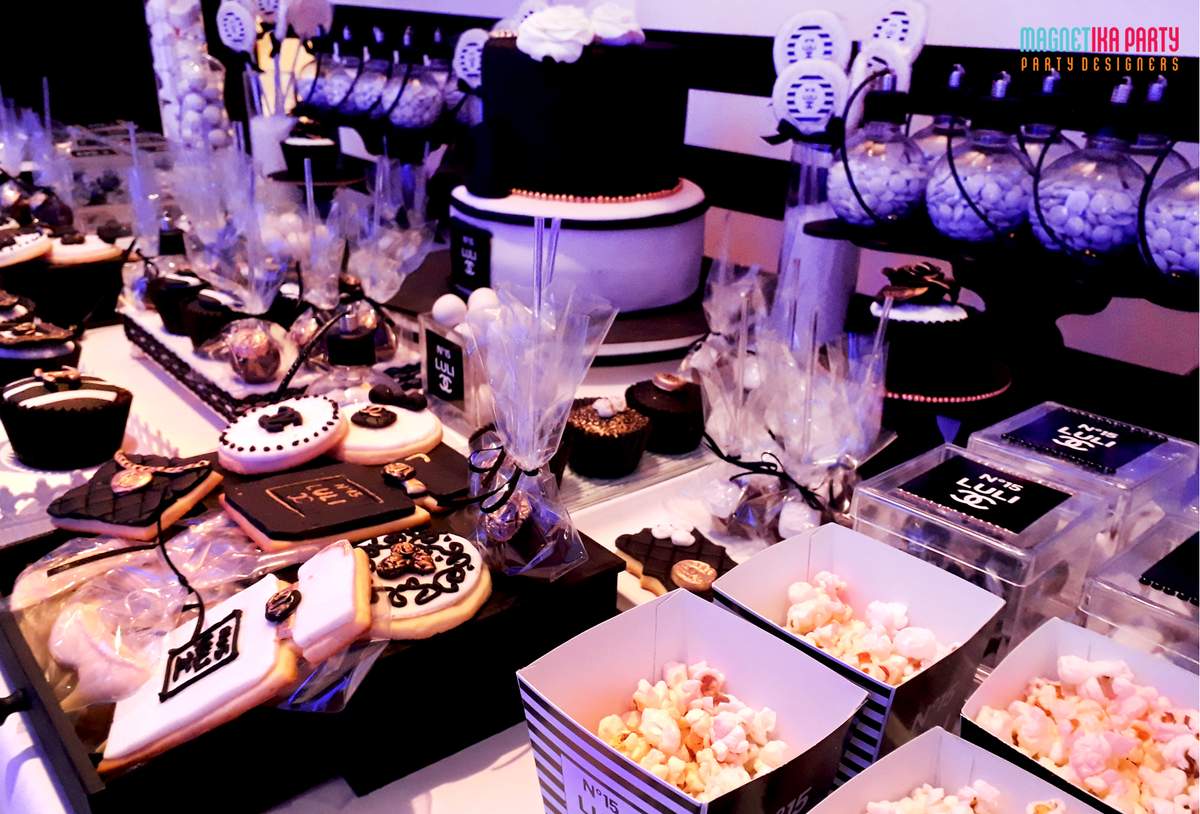 VOGUE - CHANEL - FASHION Birthday Party Ideas | Photo 23 of 36 | Catch ...