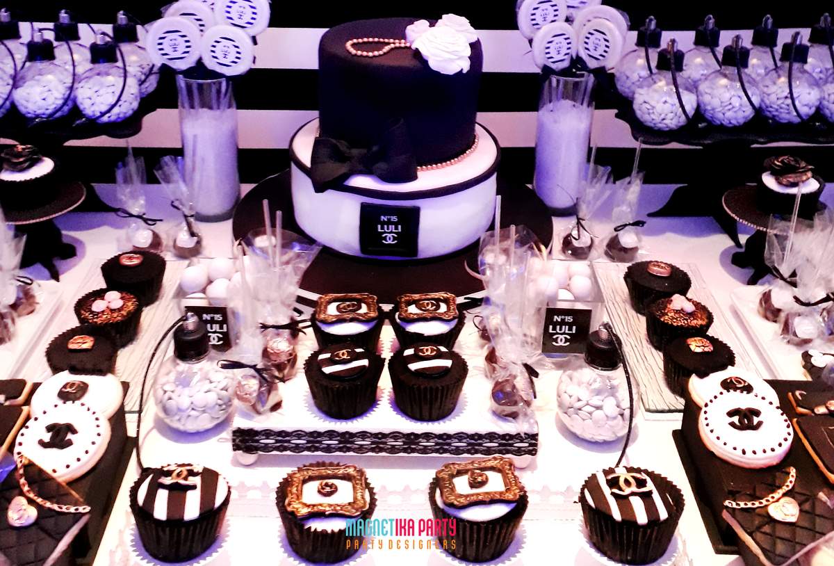 VOGUE - CHANEL - FASHION Birthday Party Ideas | Photo 4 of 36 | Catch ...