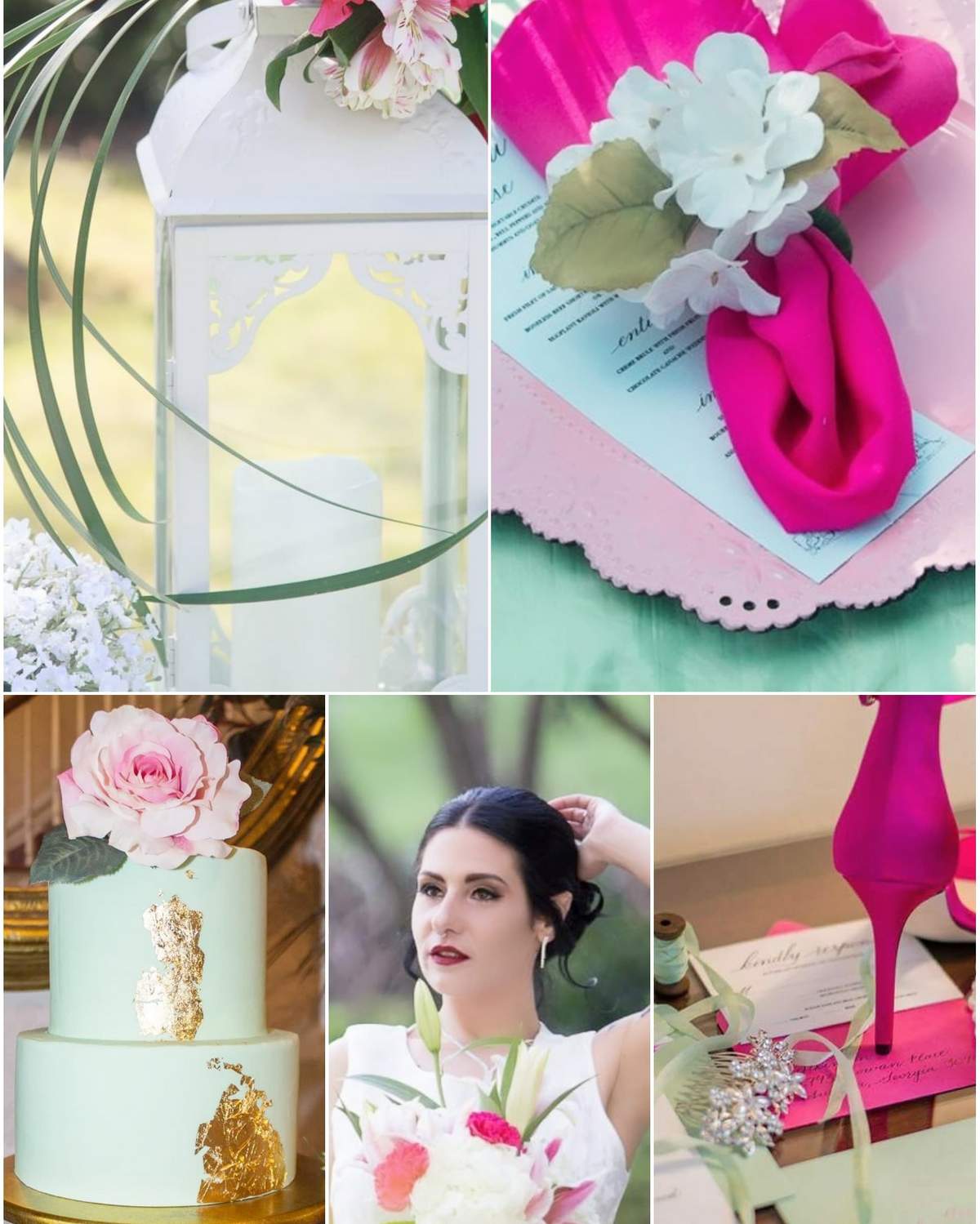 Pink & Mint Green / Wedding "Pink & Mint Green Wedding" | Catch My Party