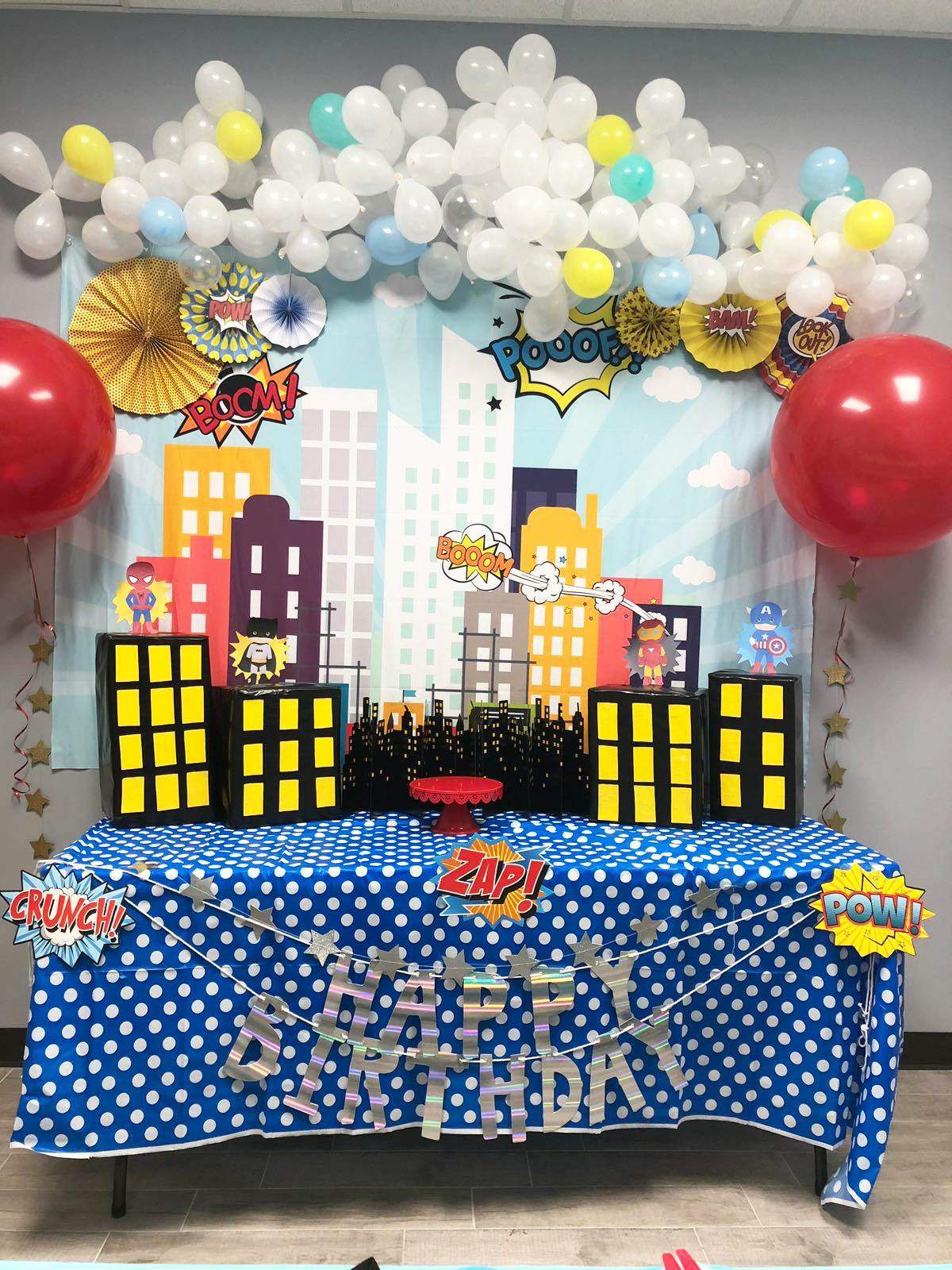 Superheroes / Birthday "Superhero Birthday Party" | Catch My Party