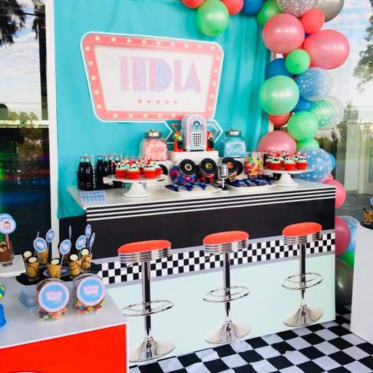 50s Party Dinner Birthday Party Ideas | Photo 1 of 11 | Catch My Party