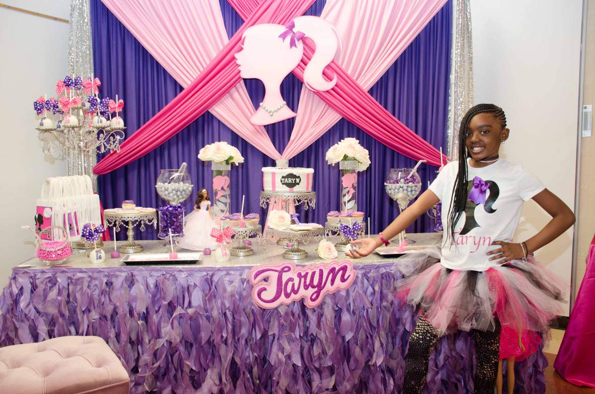 Barbie / Birthday "Taryn's Barbie 10th Birthday Party" | Catch My Party