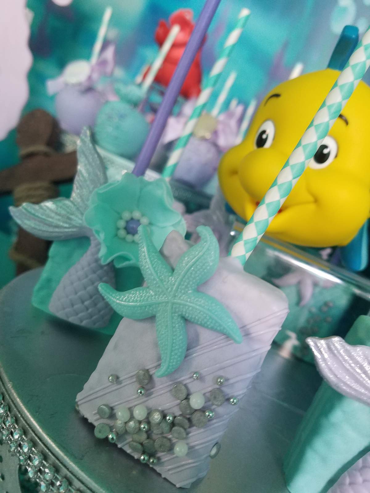 Ariel little Mermaid Birthday Party Ideas | Photo 13 of 18 | Catch My Party