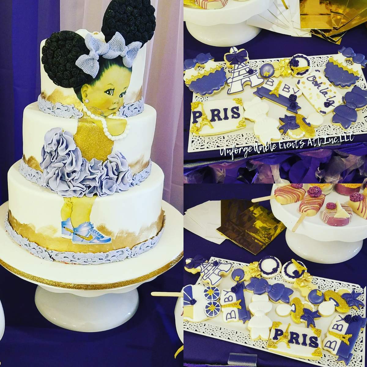 French / Parisian Baby Shower Party Ideas | Photo 1 of 22 | Catch My Party