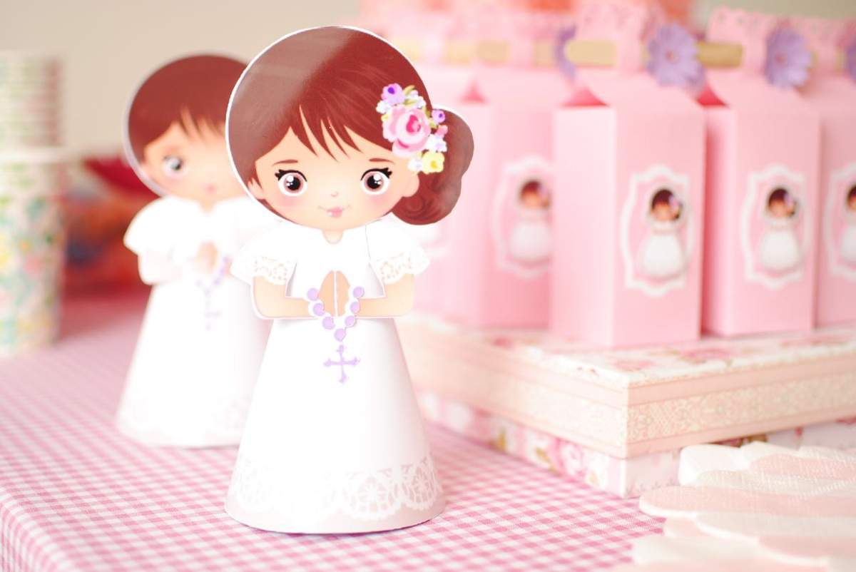 Girls Baptism Party Ideas | Photo 1 of 33 | Catch My Party