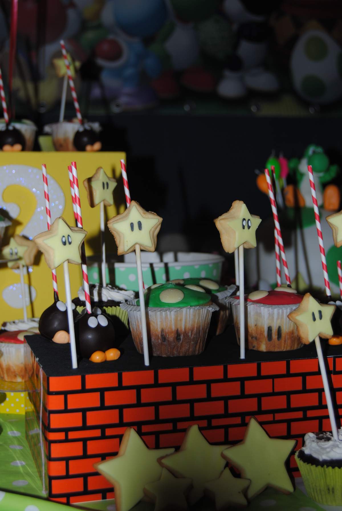 Yoshi & Super Mario Birthday Party Ideas | Photo 7 of 17 | Catch My Party