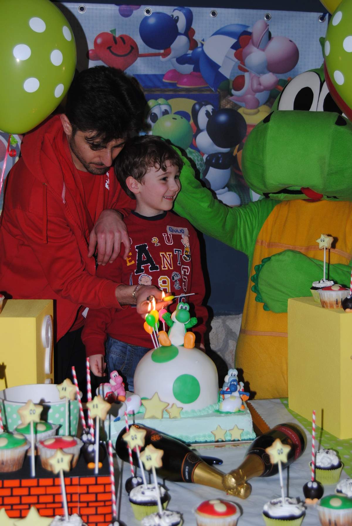 Yoshi & Super Mario Birthday Party Ideas | Photo 7 of 17 | Catch My Party