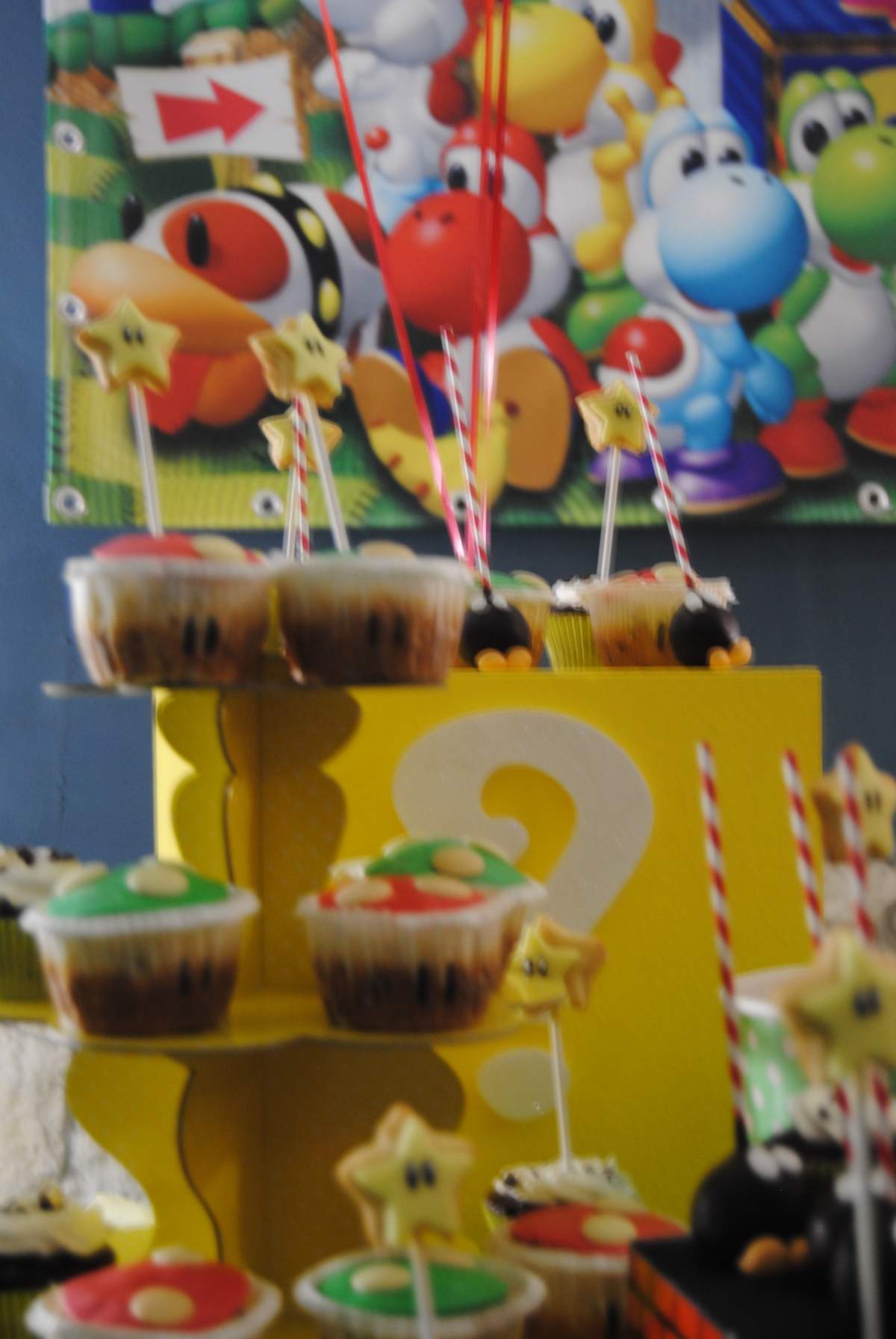 Yoshi & Super Mario Birthday Party Ideas | Photo 7 of 17 | Catch My Party