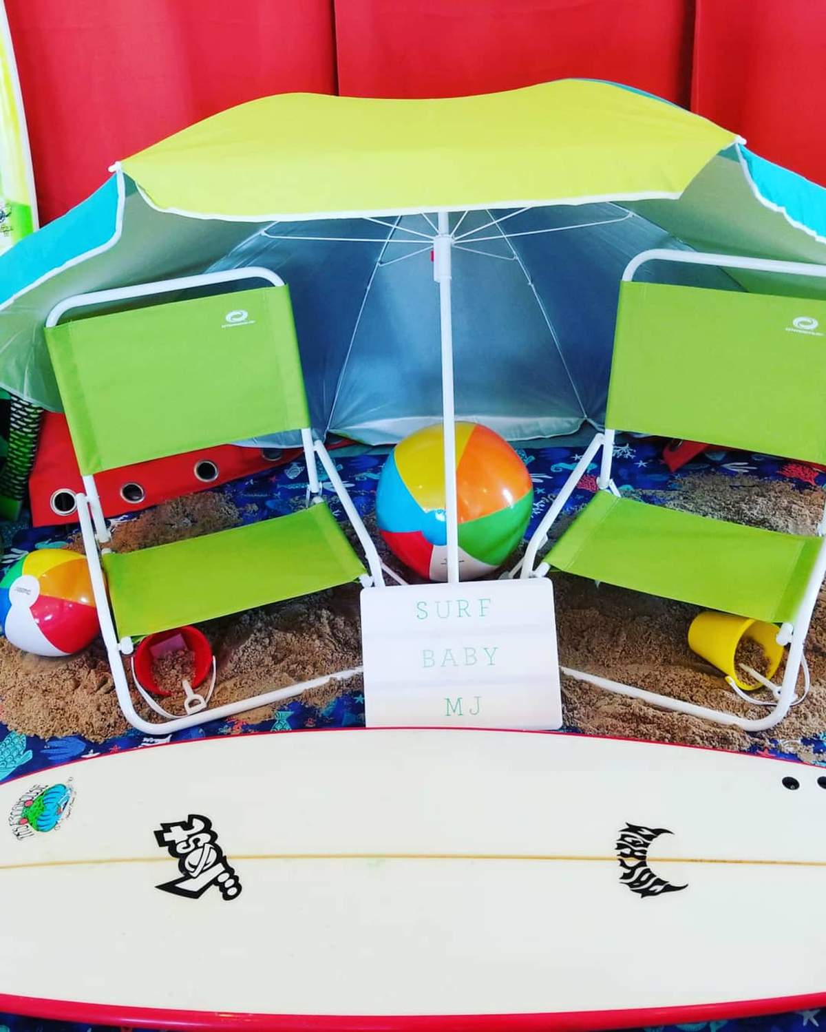 Beach / Surf Baby Shower Party Ideas | Photo 22 of 37 | Catch My Party