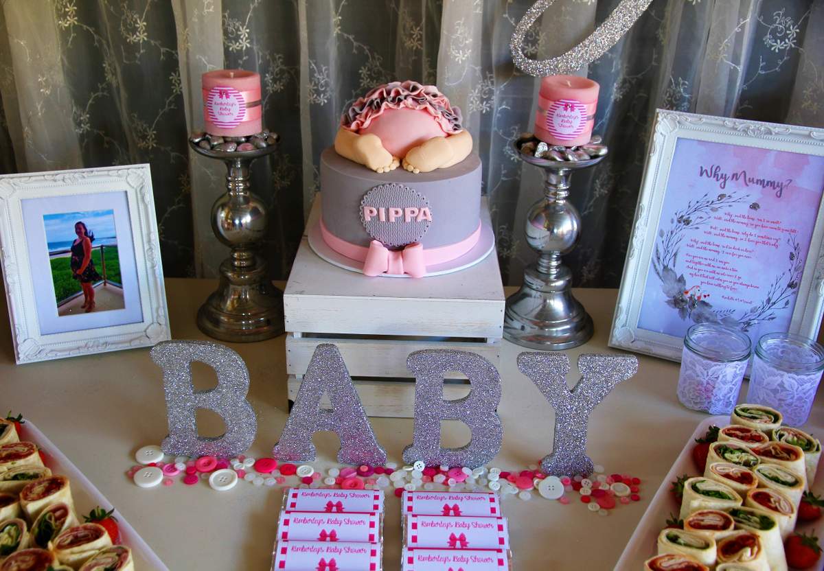Buttons and Bows Baby Shower Party Ideas | Photo 1 of 13 | Catch My Party