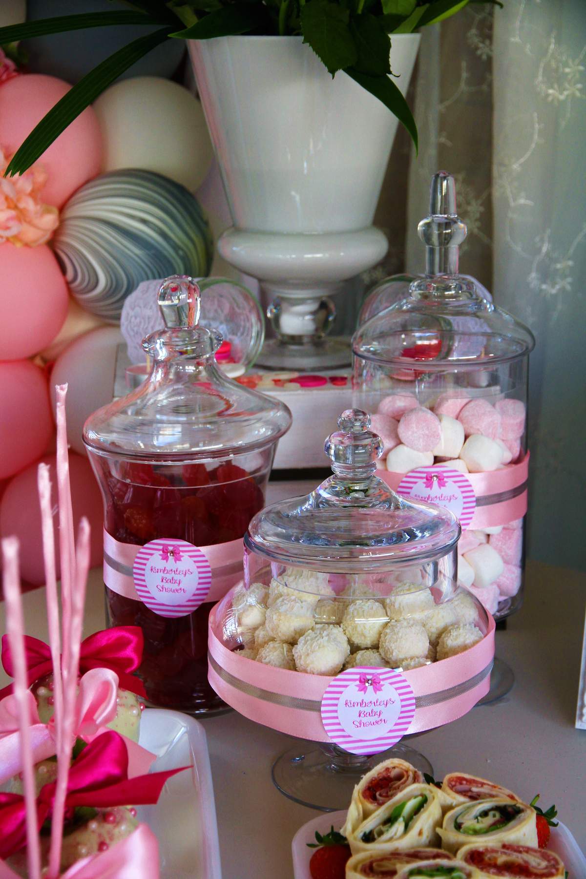 Buttons and Bows Baby Shower Party Ideas | Photo 1 of 13 | Catch My Party