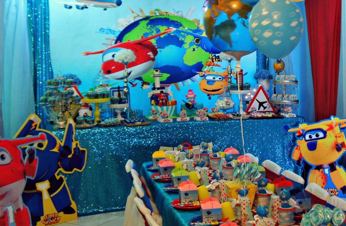 Super Wings Birthday Party Ideas | Photo 1 of 30 | Catch My Party