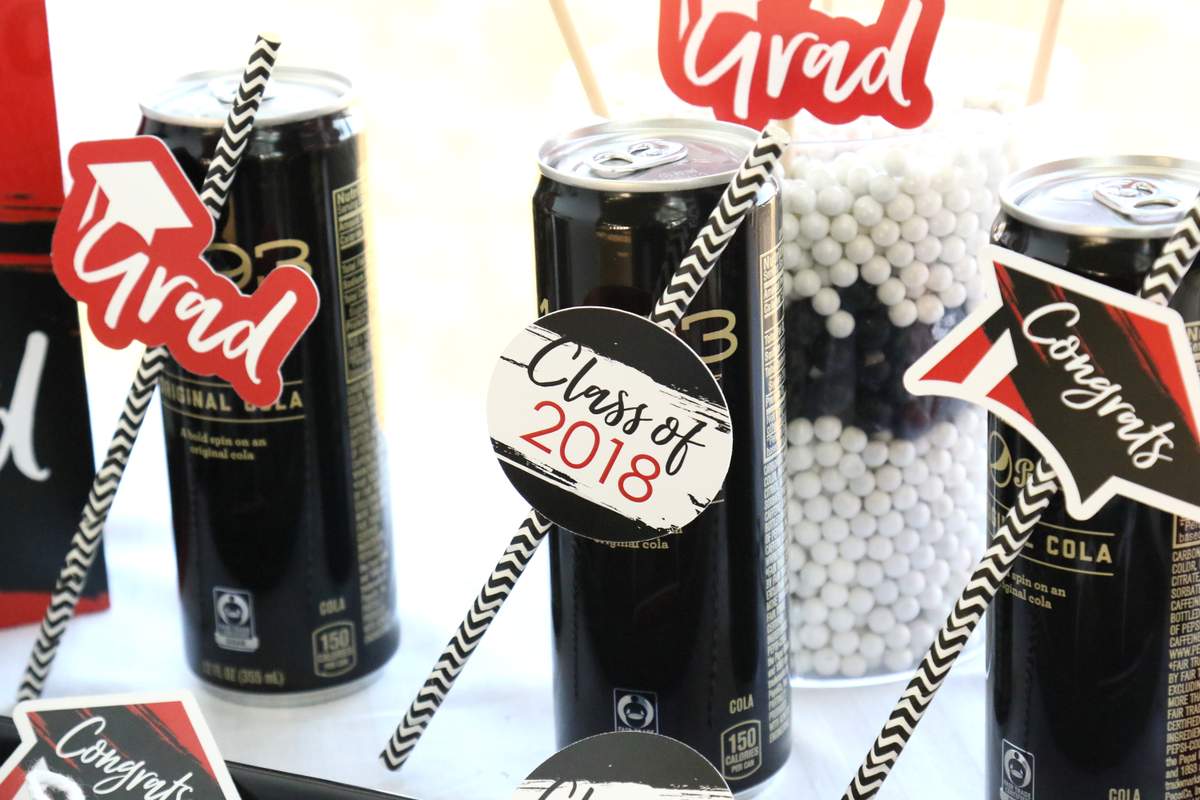 Red Graduation/End of School Party Ideas | Photo 1 of 11 | Catch My Party