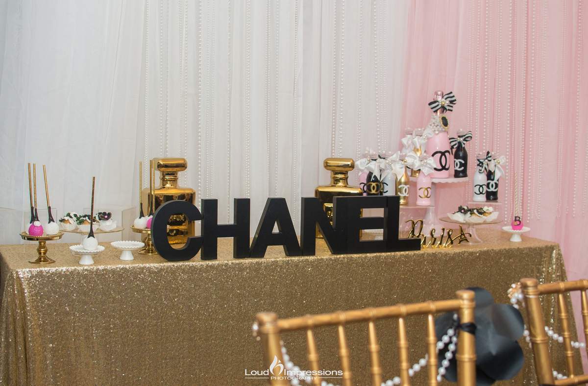 Coco Chanel Birthday Party Ideas | Photo 25 of 76 | Catch My Party