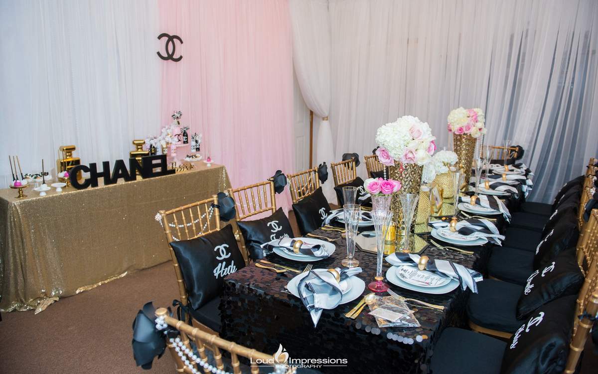 Coco Chanel Birthday Party Ideas | Photo 1 of 76 | Catch My Party