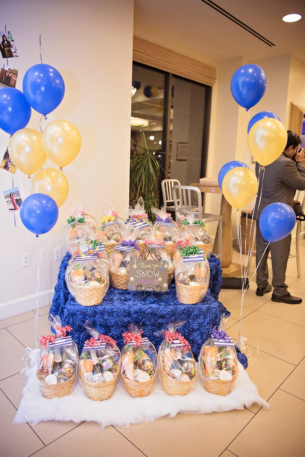 Snow theme Baby Shower Party Ideas | Photo 8 of 14 | Catch My Party