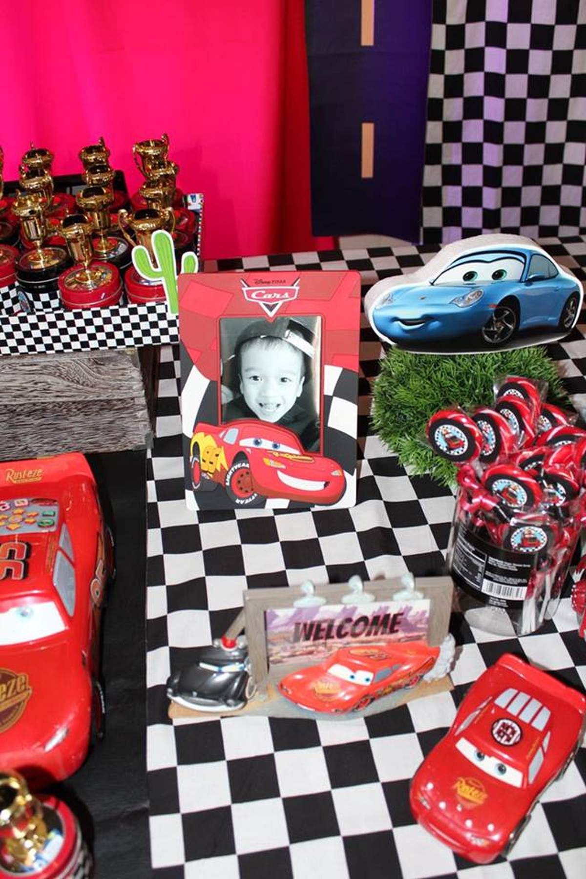 cars theme Birthday Party Ideas | Photo 1 of 18 | Catch My Party
