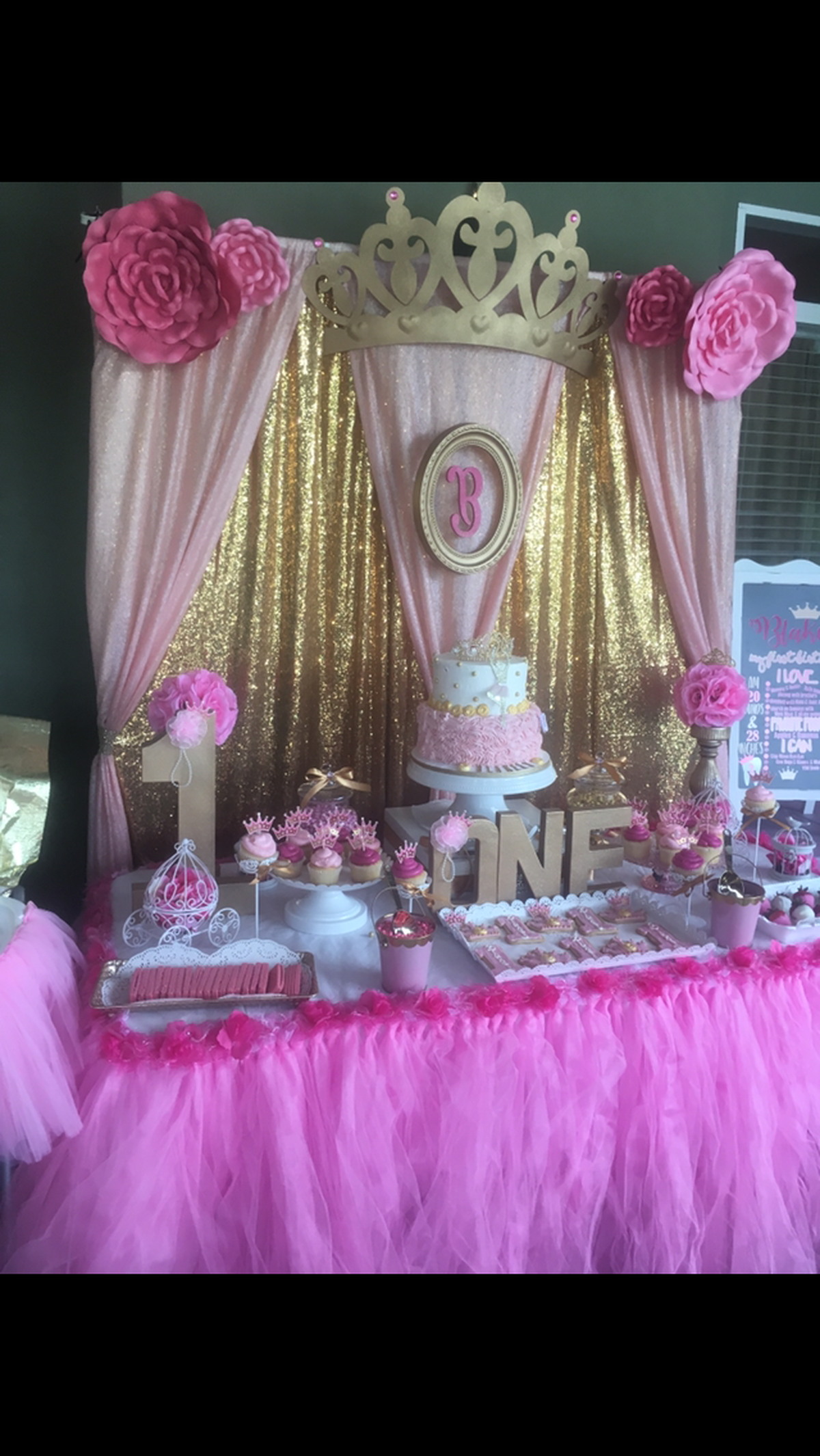 princess / Birthday "Blakely’s 1st birthday princess party " | Catch My ...