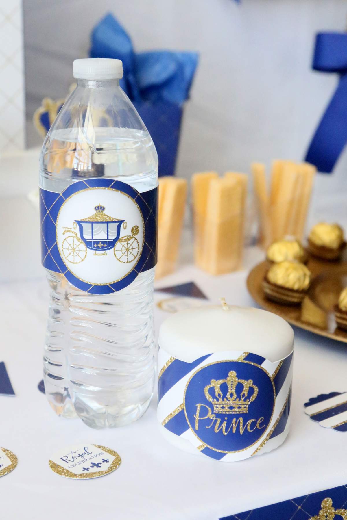 Prince Baby Shower Party Ideas | Photo 5 of 19 | Catch My Party