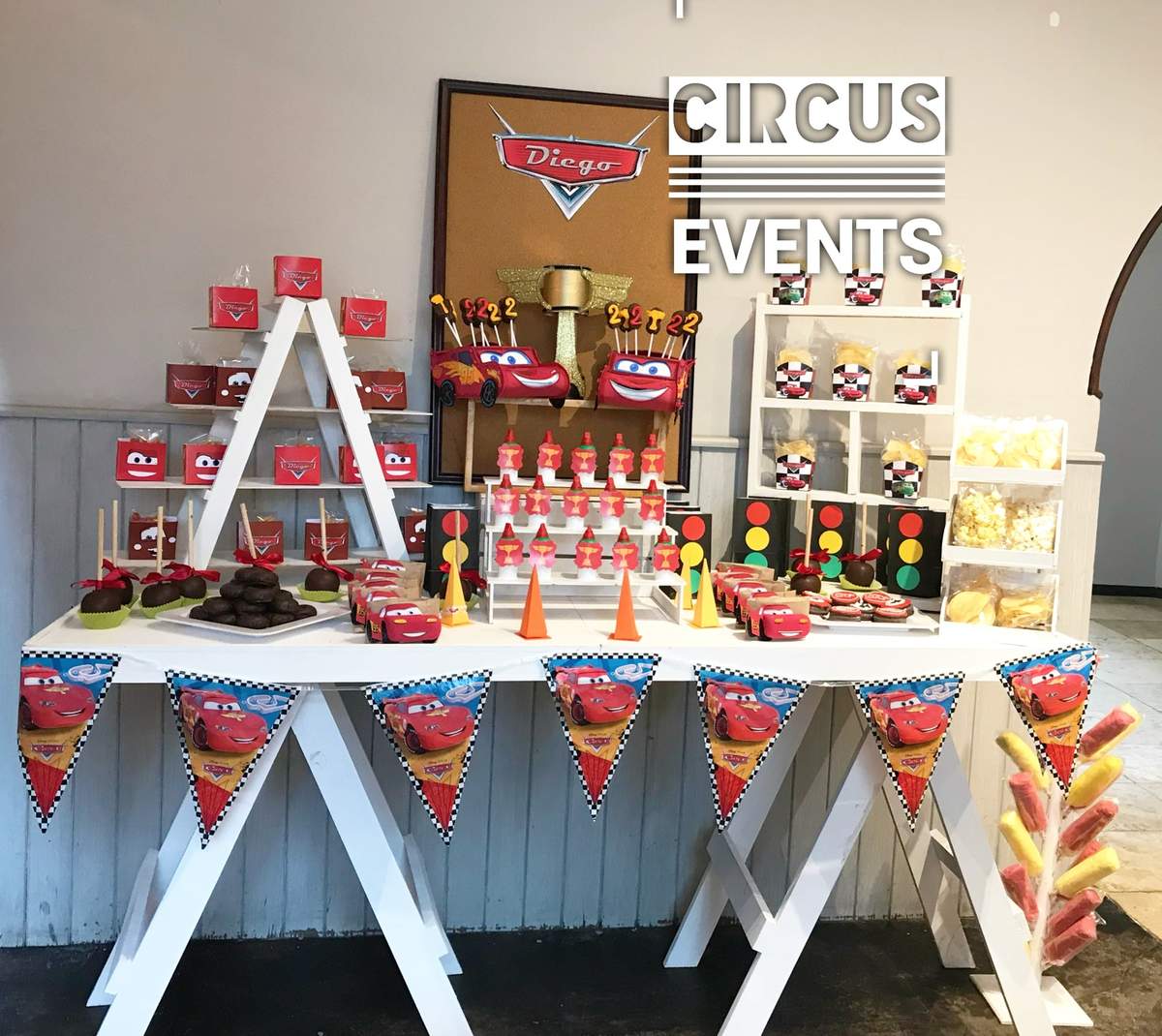 Cars Birthday Party Ideas | Photo 1 of 13 | Catch My Party