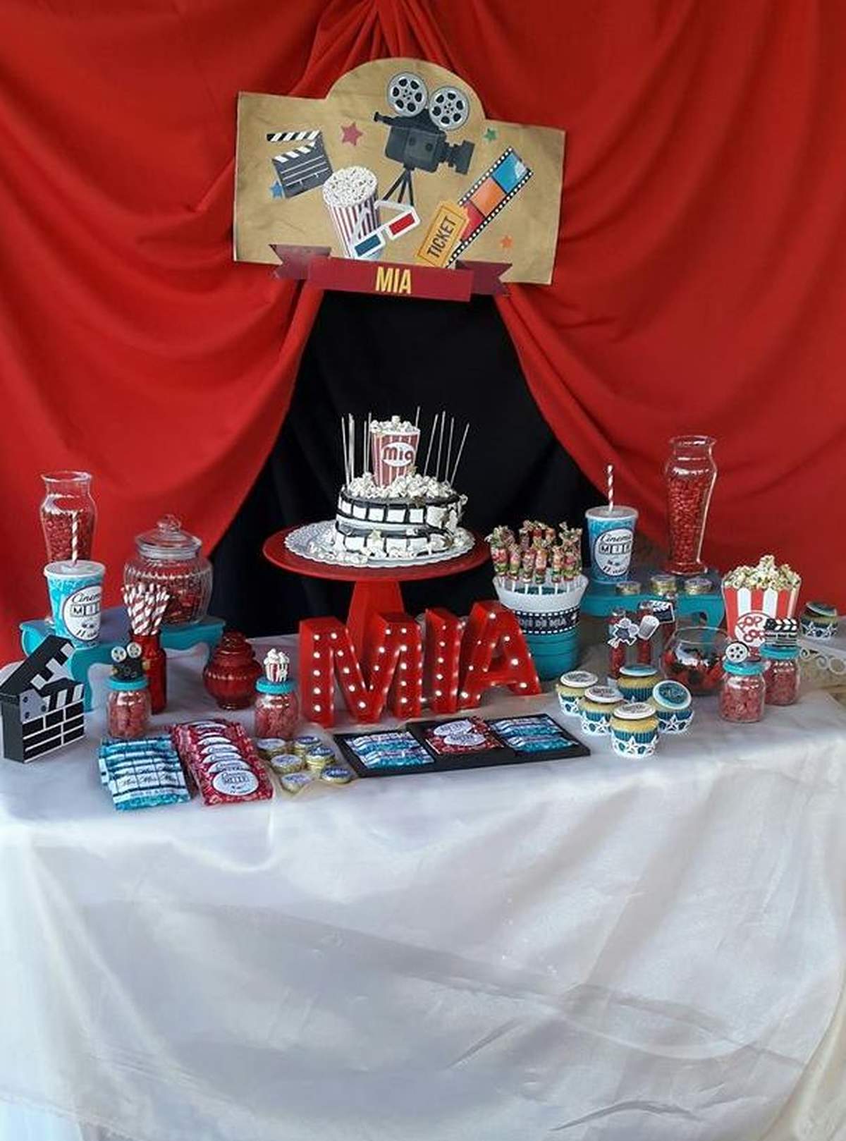 Cinema Birthday Party Ideas | Photo 5 of 15 | Catch My Party