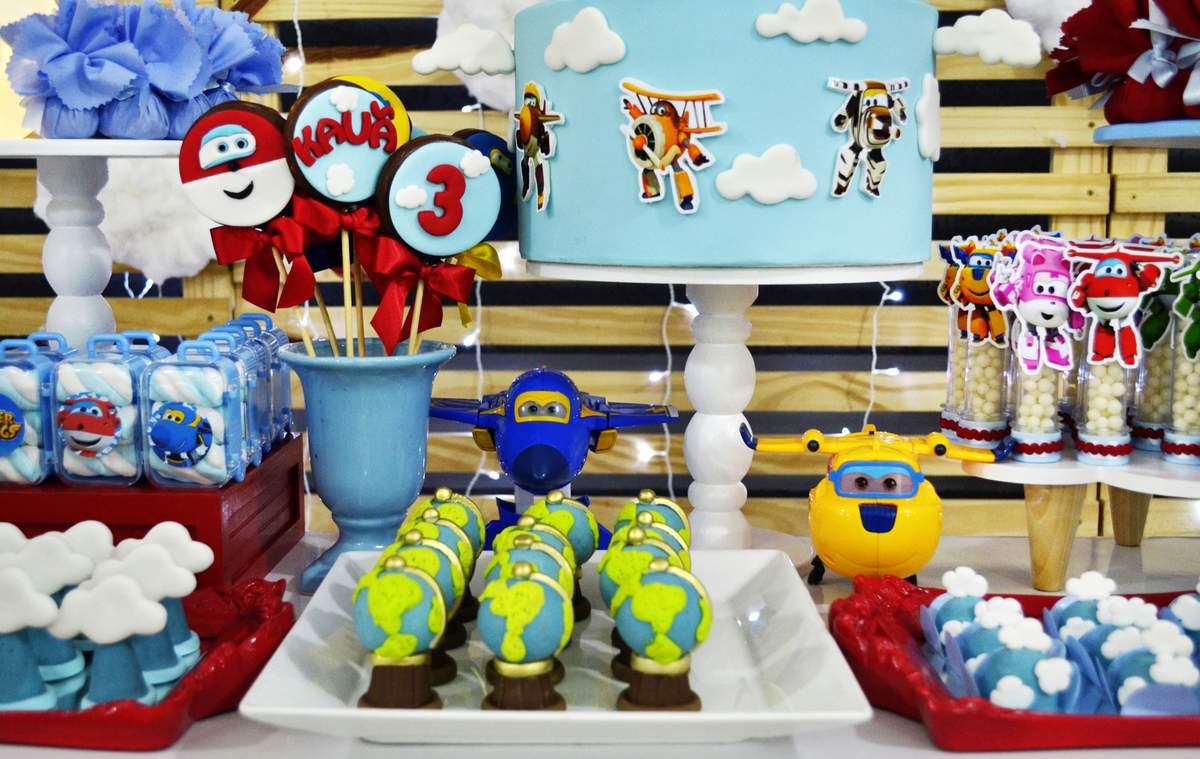 Super Wings Birthday Party Ideas | Photo 3 of 49 | Catch My Party