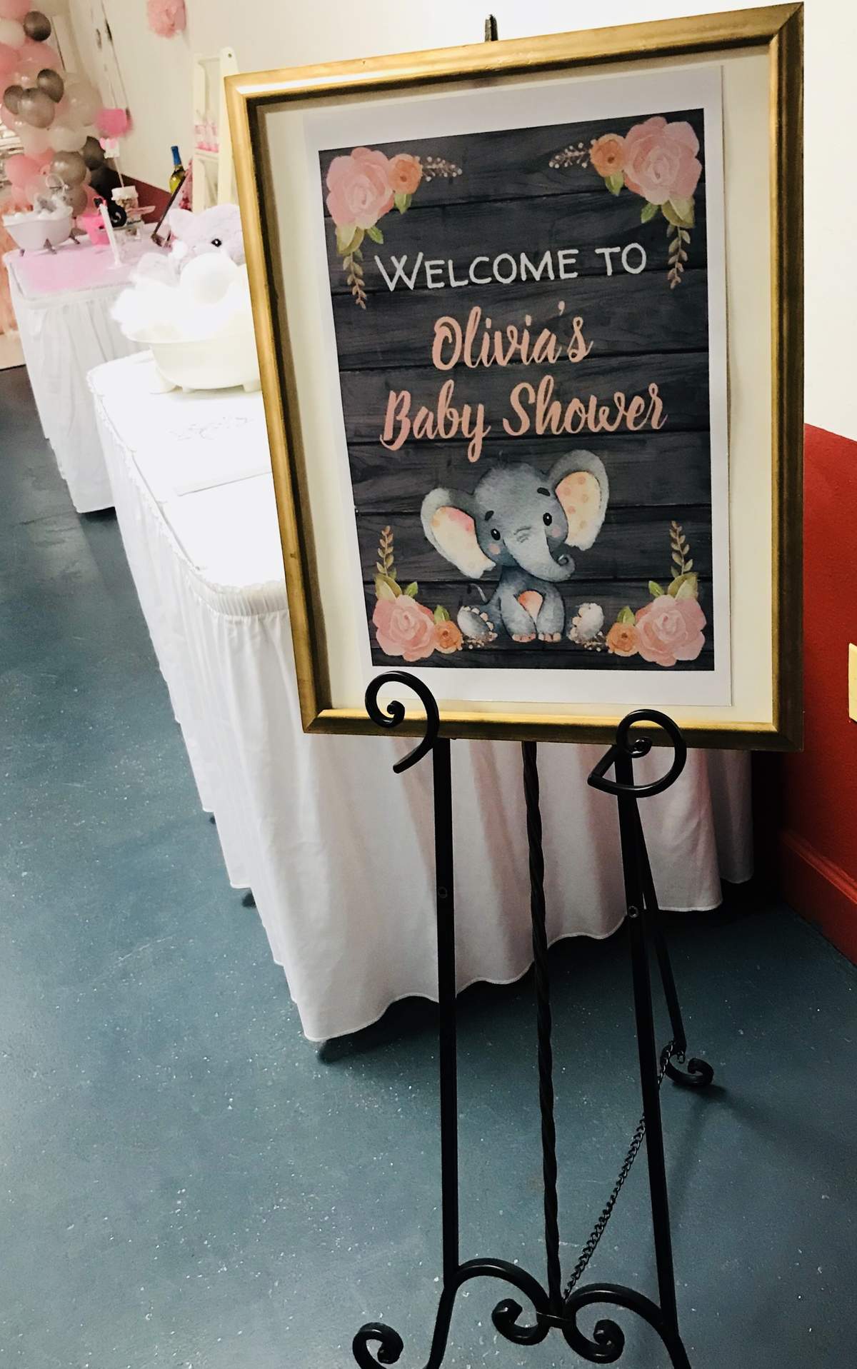 Elephant Baby Shower Party Ideas | Photo 4 of 33 | Catch My Party