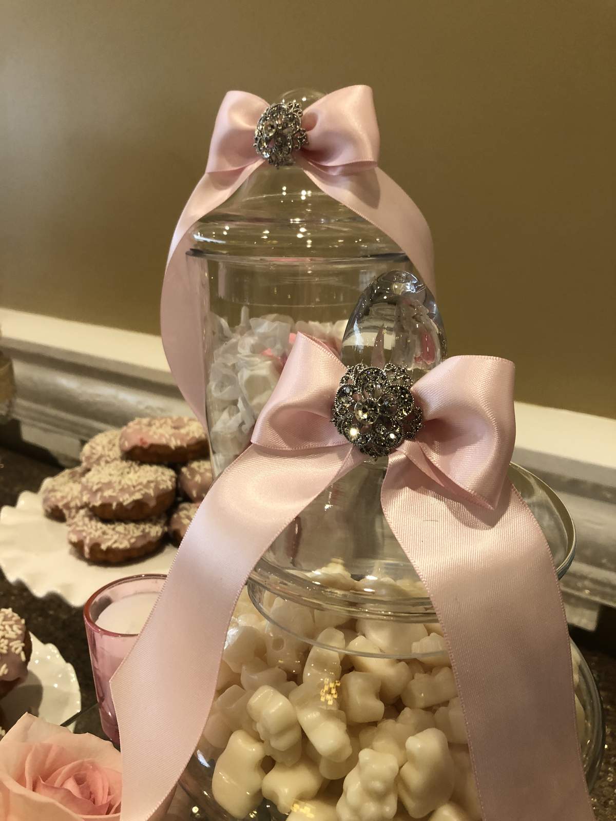 Pretty in pink Baptism Party Ideas | Photo 1 of 19 | Catch My Party