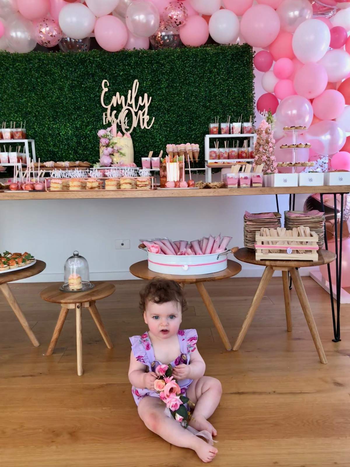 Rose gold and pink Birthday Party Ideas | Photo 14 of 19 | Catch My Party