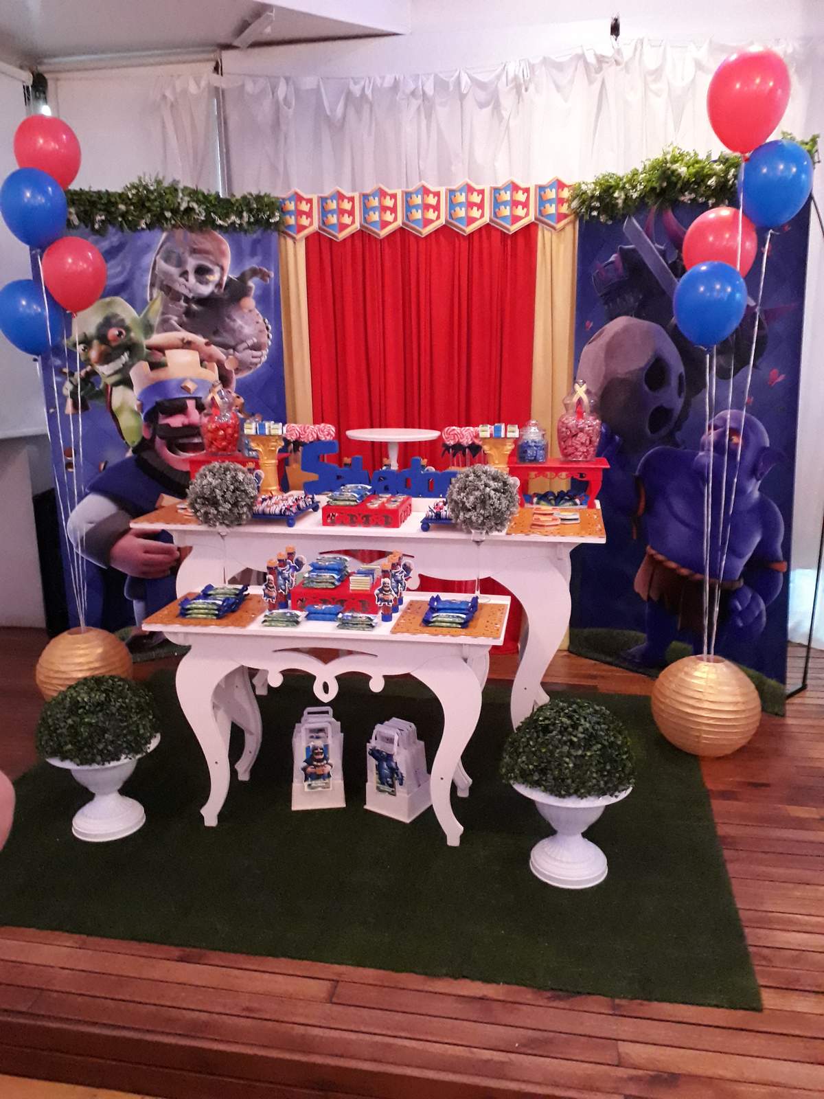 5 years Salvador - Clash Royale Birthday Party Ideas | Photo 8 of 11 ...