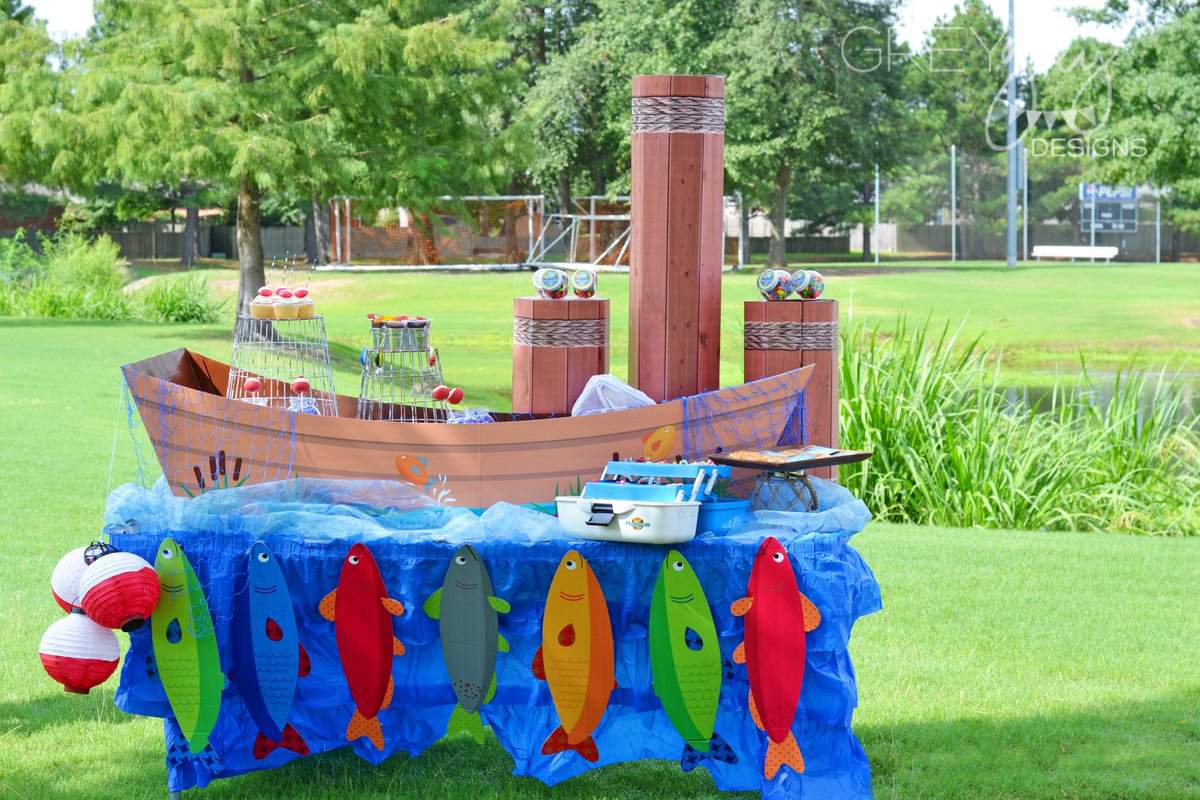 Fishing Birthday Party Ideas | Photo 1 of 33 | Catch My Party