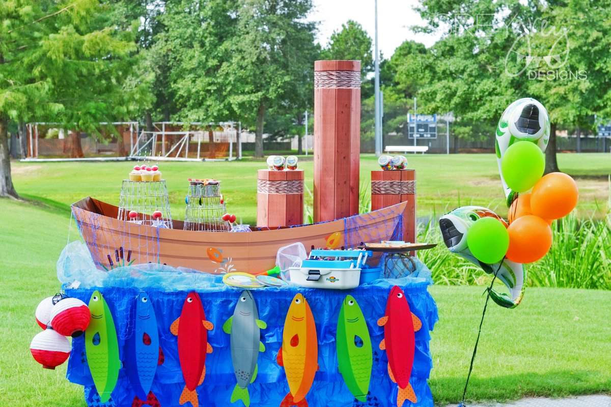 Fishing Birthday Party Ideas | Photo 2 of 33 | Catch My Party