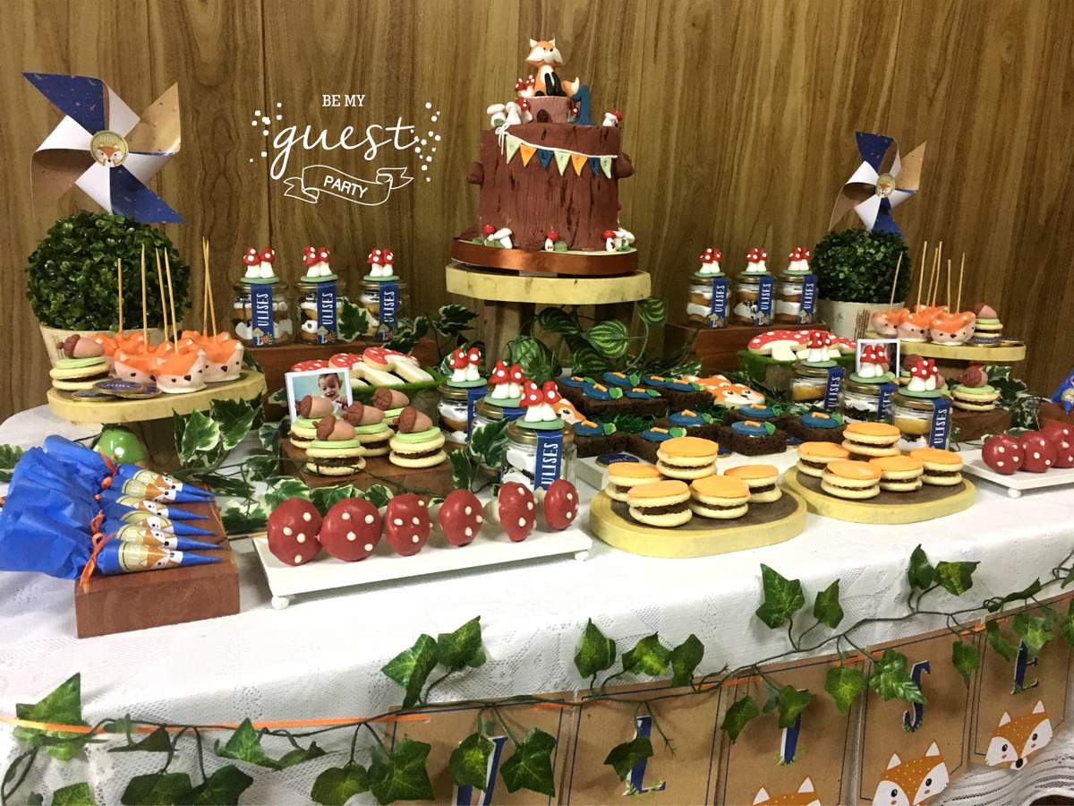 Fox Birthday Party Ideas | Photo 11 of 30 | Catch My Party