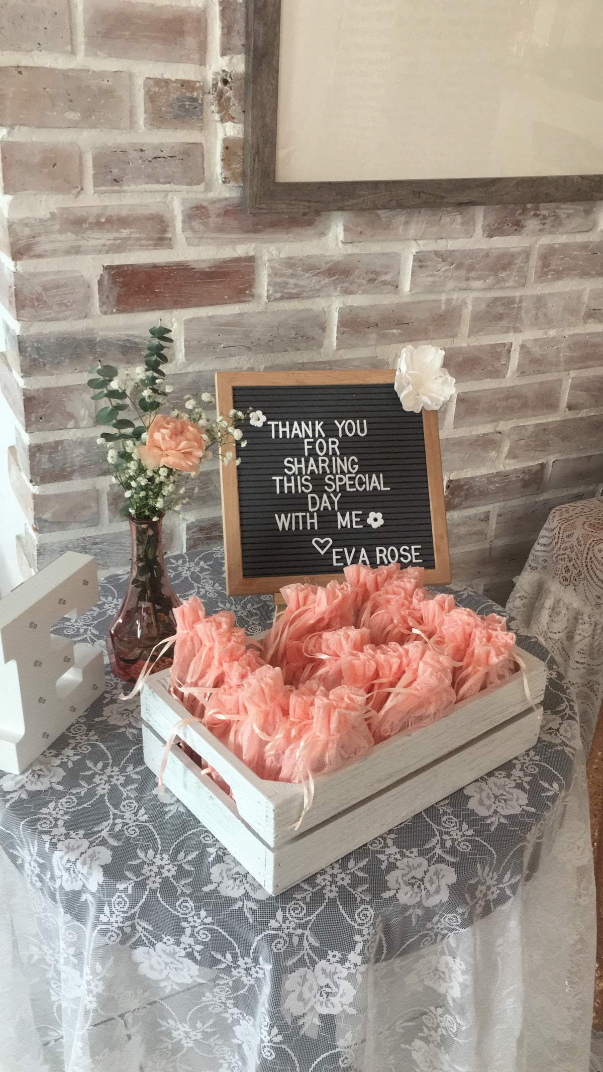 Rustic Chic Baptism Baptism Party Ideas | Photo 1 of 9 | Catch My Party