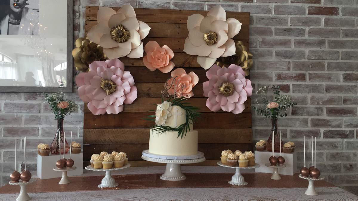 Rustic Chic Baptism Baptism Party Ideas | Photo 1 of 9 | Catch My Party