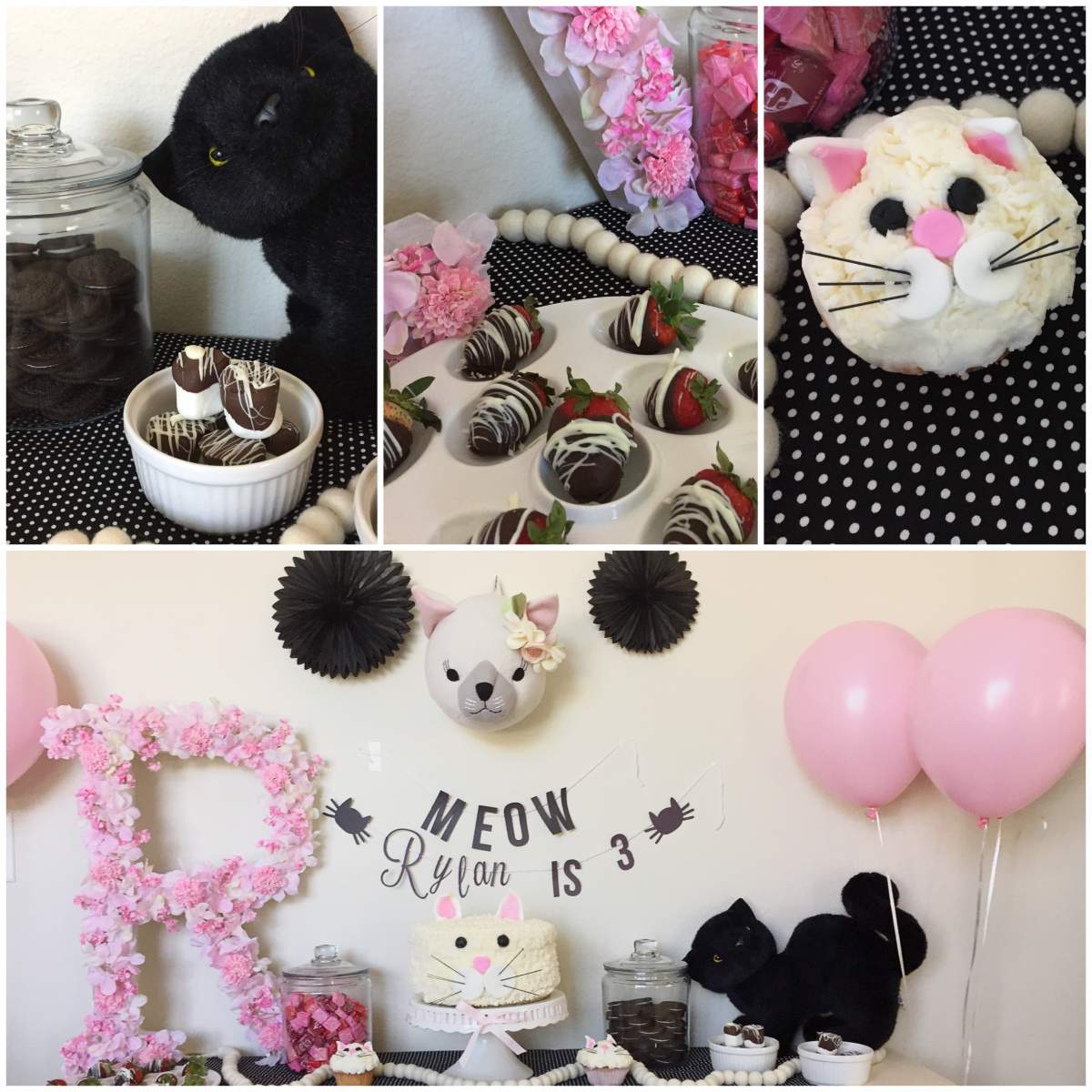 Cat Themed Birthday Party Ideas | Photo 1 of 6 | Catch My Party
