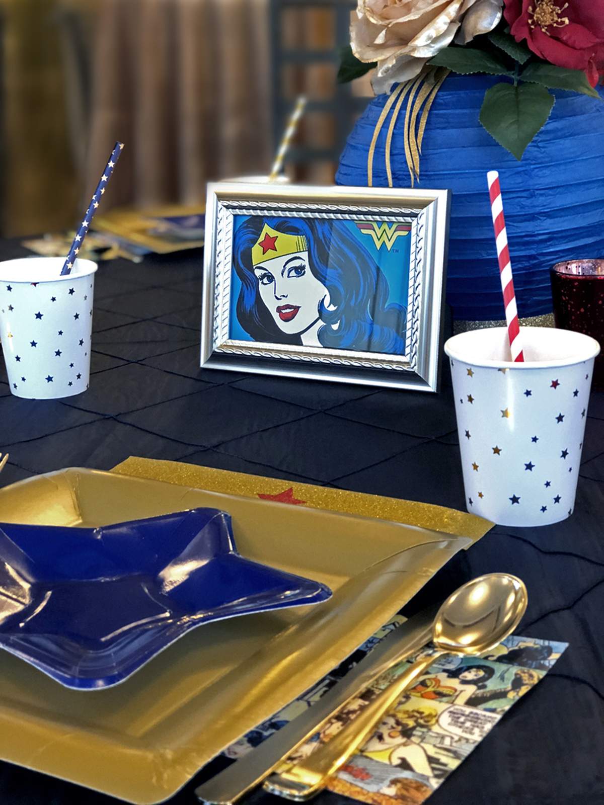 Wonder Woman Birthday Party Ideas | Photo 6 of 23 | Catch My Party