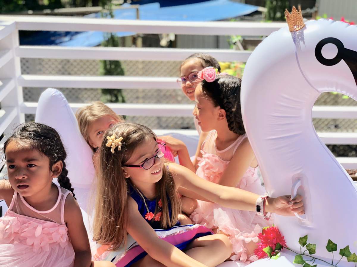 Swans First Communion Party Ideas | Photo 1 of 62 | Catch My Party