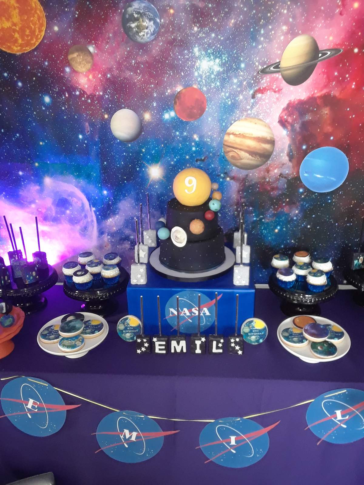 Solar System Birthday Party Ideas | Photo 15 of 21 | Catch My Party