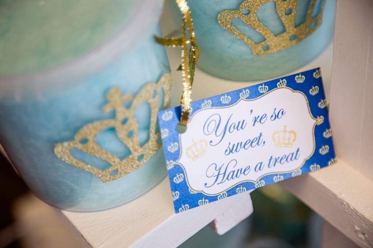 Crown- Royal Prince Birthday Party Ideas | Photo 1 of 43 | Catch My Party