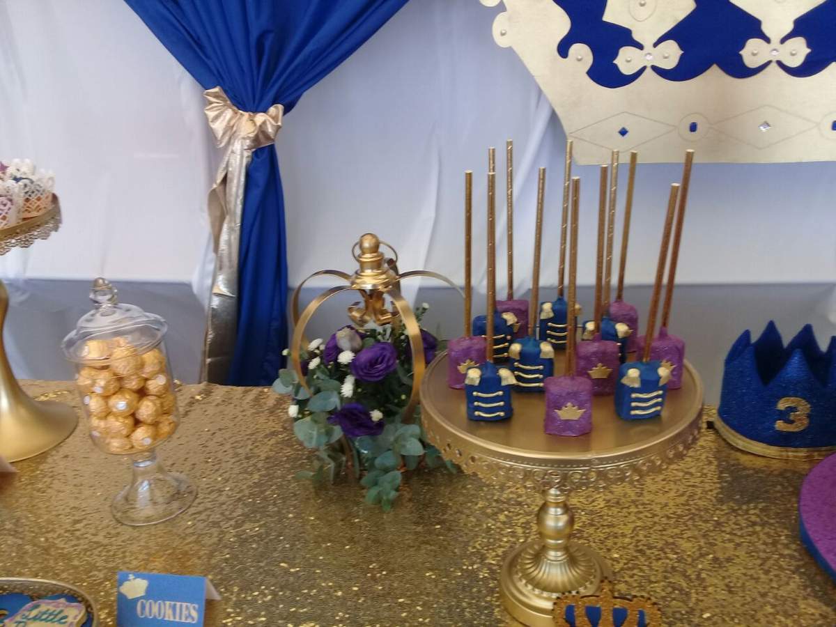 Crown- Royal Prince Birthday Party Ideas | Photo 1 of 43 | Catch My Party
